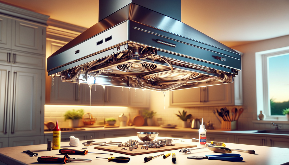 How to Address a Leaking Range Hood in an Elica Hood Without Flue Pipe ...