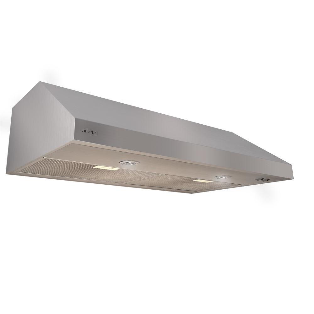 Elica ASG436SS Arietta Segrino 36 inch Under Cabinet Range Hood in Sta ...