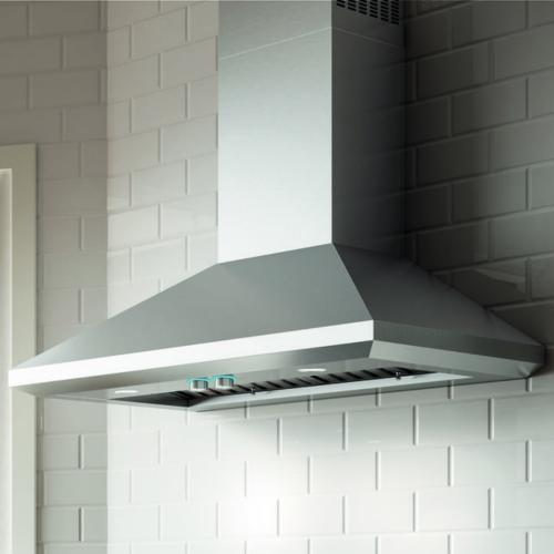 Elica ELN136S2 36 inch Wall Mount Range Hood with 4-Speed, Fully Retra ...